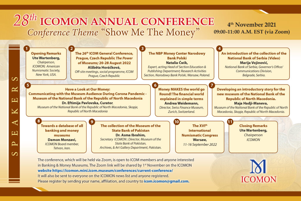 28th ICOMON Annual Conference 2021 - ICOM ICOMON - ICOM ICOMON